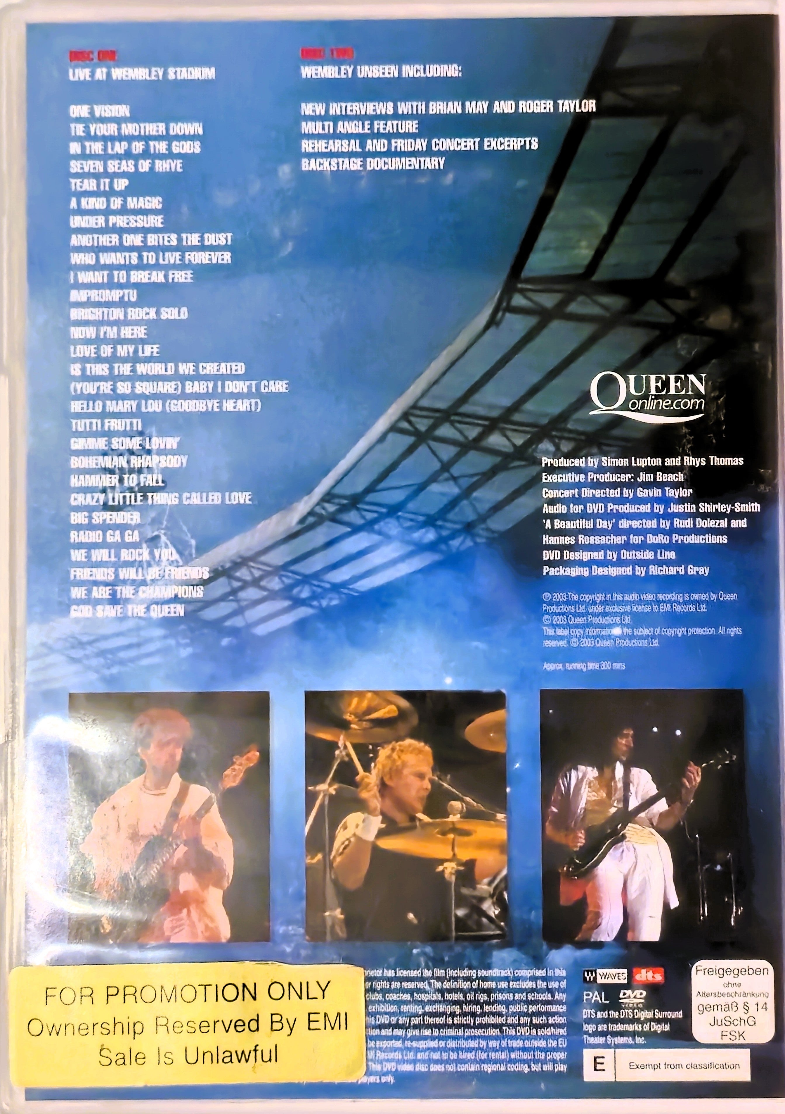 Queen The DVD Collection Live At Wembley Stadium Motion Maniacs Queen The DVD Collection Live At Wembley Stadium Motion Maniacs